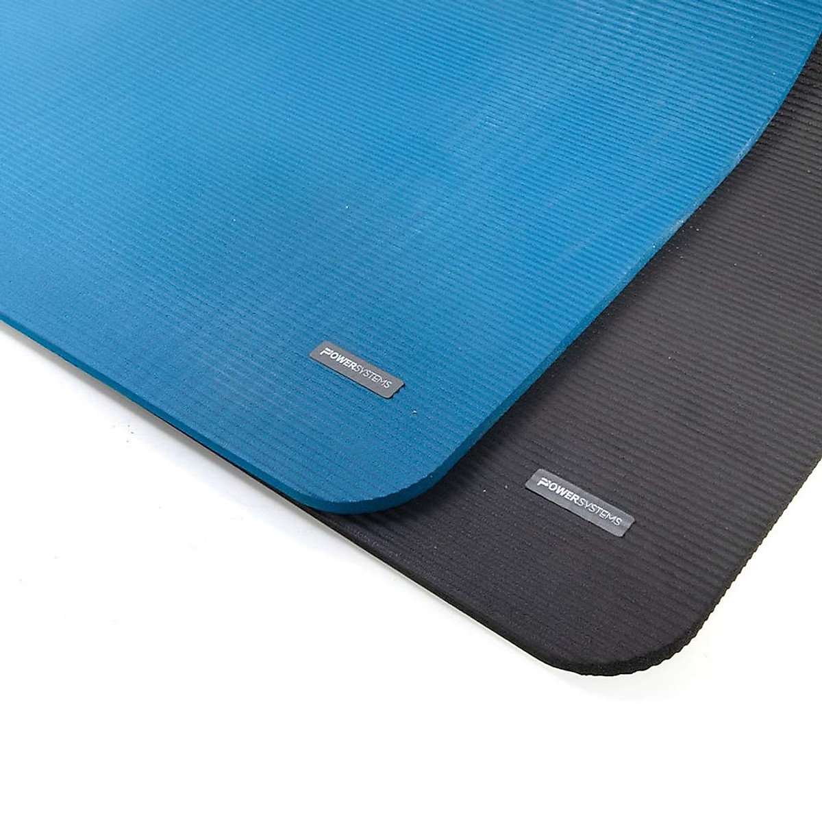 Power Systems Premium Hanging Club Exercise Mat, 72 x 23 x 5/8 Inches Thick, Jet Black (93832)