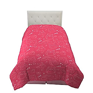 Franco Squishmallows Bedding Super Soft Microfiber Reversible Comforter, Twin, (Official Licensed Product)