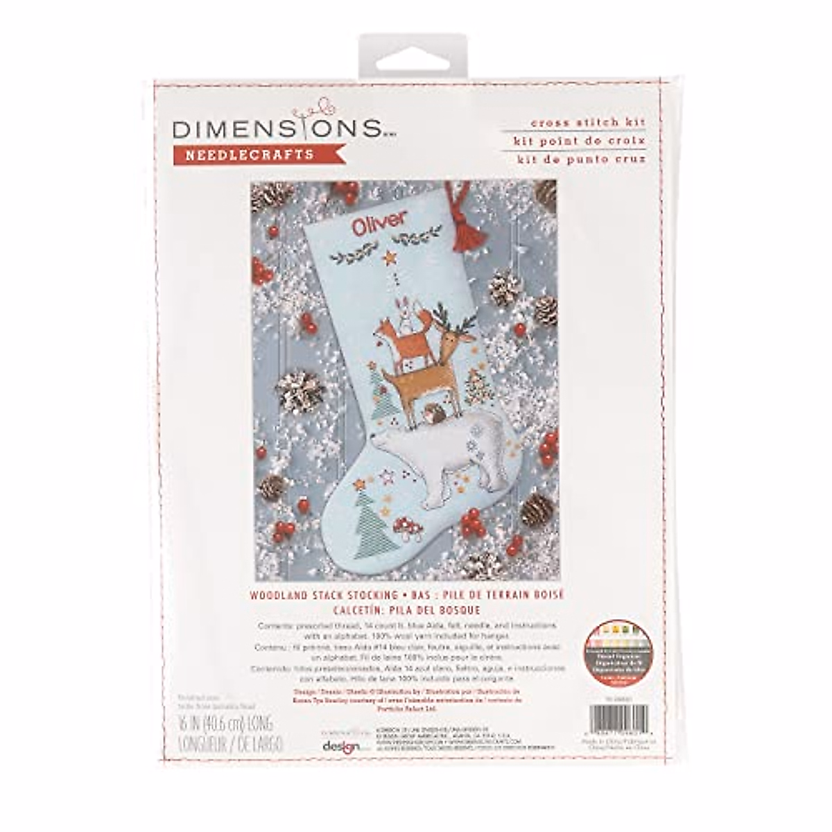 Dimensions Needlecraft, 16" Long, Multicolor 6 Piece