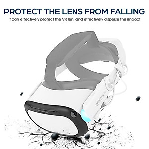 KKCOBVR S2 VR Shell Protective Cover with Four IR Filter Films, Compatible with Meta/Oculus Quest 2 Accessories can Play VR Outdoors on Cloudy Days or in Shaded Places with No Sunlight Direct