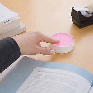 LEE 10053 Sortkwik Fingertip Moisteners, 3/8 oz, Pink (Pack of 3)