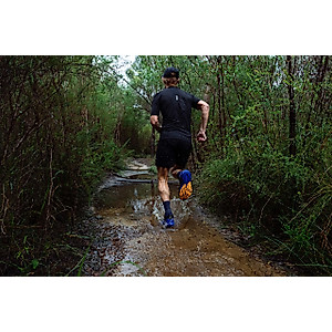 Le Bent Ultra Light Mini Trail Merino Wool Sock for Trail Running, Road Running, and Hiking - Black Iris - Medium