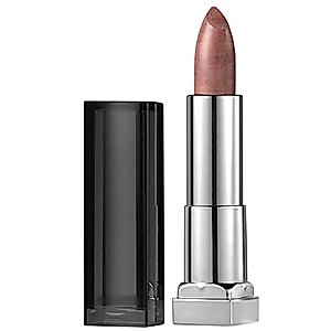 Maybelline New York Color Sensational Nude Lipstick Metallic Lipstick, Silk Stone, 0.15 oz