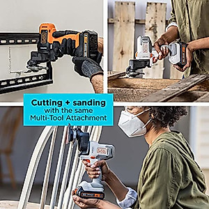 BLACK+DECKER MATRIX Oscillating Multi Tool Attachment with Storage Case (BDCMTOSTFF)