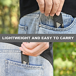 Ultem Utility Knife Pocket Box Cutter Retractable Razor Blade Knives EDC Outdoor Knife Christmast Gifts for him-black