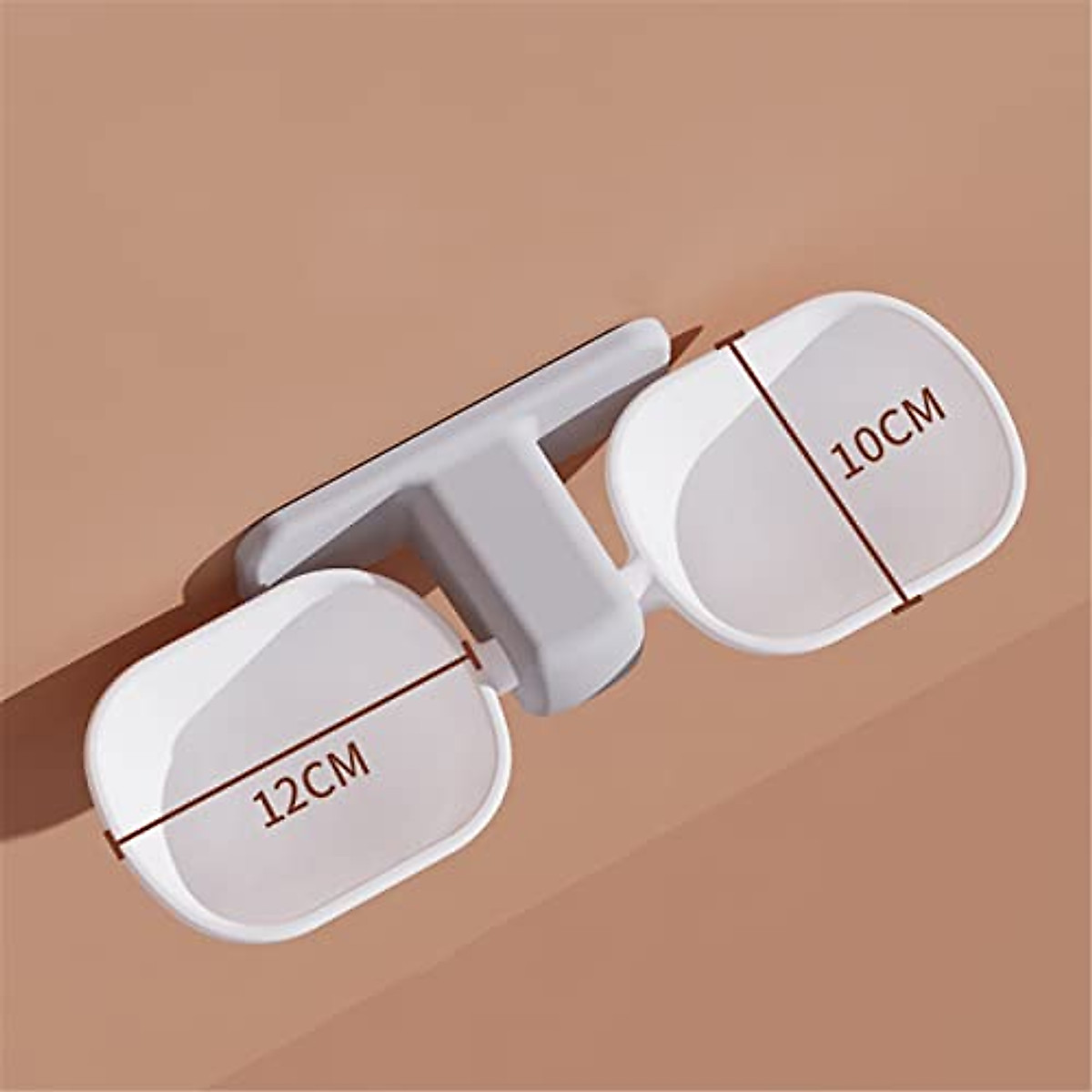 KBIKO-zxl defdong Hangable Bowl cat Bowl Fixed Food Bowl Sucker cat Food Bowl Hanging pet Bowl Anti-overturning Wall-Mounted Double Bowl（2PCS Sucker）, White