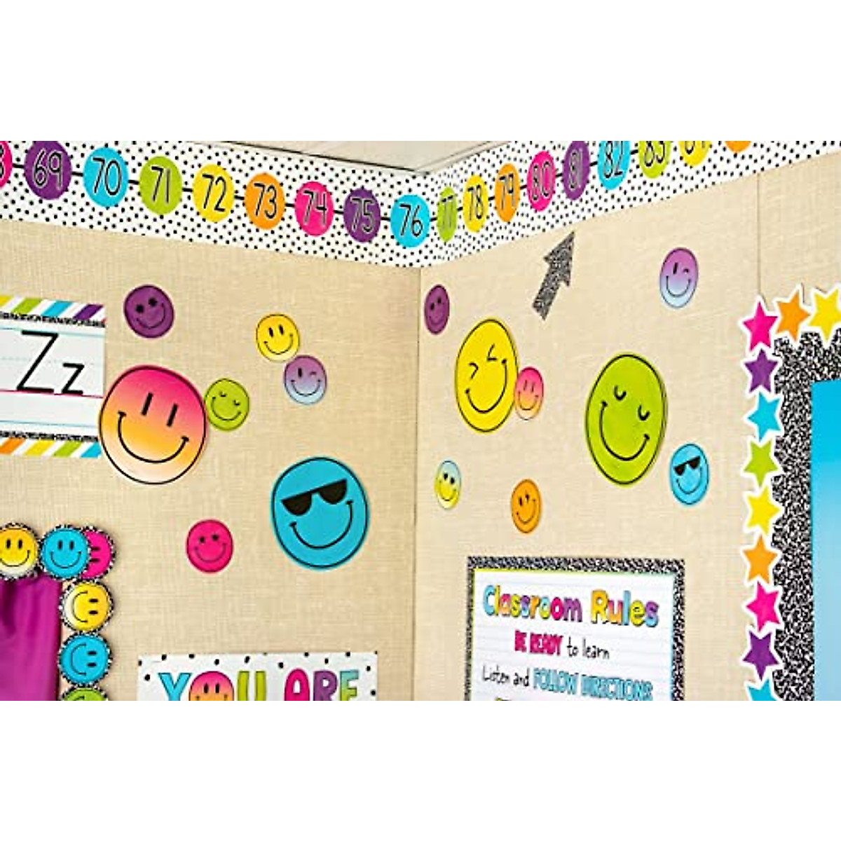 Teacher Created Resources Brights 4Ever Smiley Faces Accents