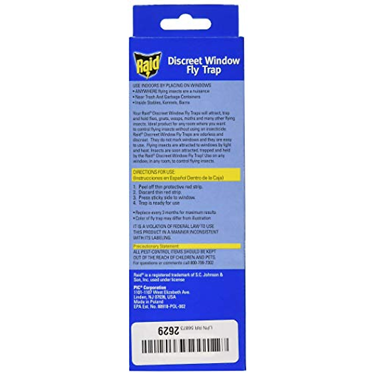 Trap Fly Window Discreet 2ct