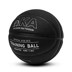 AKA Weighted Leather Basketball | 3lbs 29.5'' Size 7 Heavy Basketball