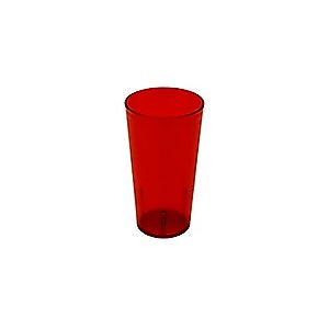 G.E.T. 6632-1-R-EC Heavy-Duty Plastic Restaurant Tumblers, 32 Ounce, Red (Set of 4)
