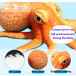 XIYUAN Octopus Stuffed Animal/Octopus Pillow/Toy Octopus/Used for Home Decoration Gifts Children Pillow Plush Animal Toys (19.6 inches /50cm)
