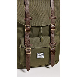 Herschel Little America Laptop Backpack, Ivy Green/Chicory Coffee, Classic 25.0L