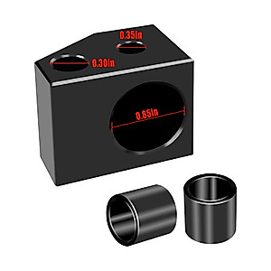 Metal Motor End Clevis Mount Toggle Fit for La-Z-boy Power Recliners Parts, Aluminum Black