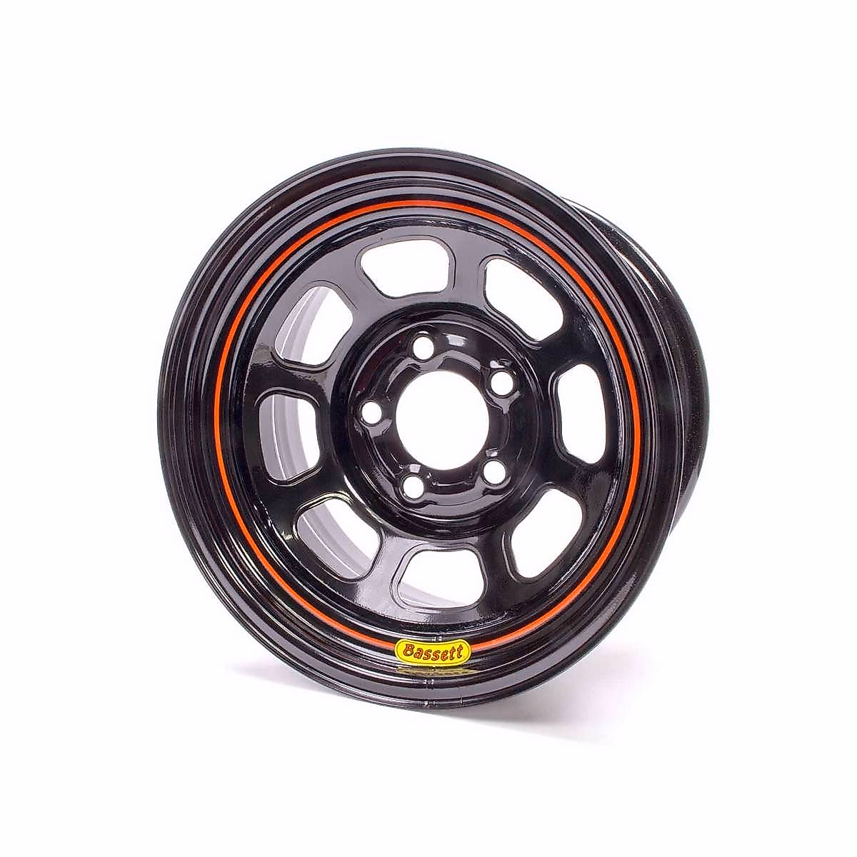 Bassett D-Hole Lightweight 15x10 in 5x5.00 Black Wheel Rim P/N 50S555