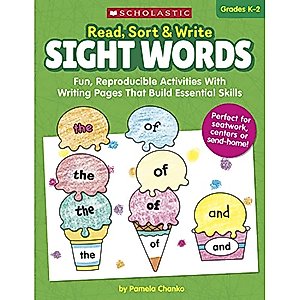 Scholastic Teacher Resources Read, Sort & Write Reproducible Workbook Bundle, Grade K-2