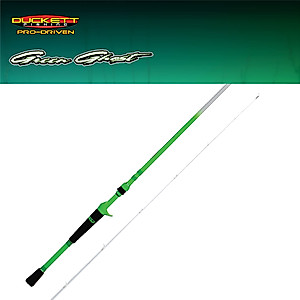Duckett Fishing Green Ghost Casting 7'0" Durable Fishing Rod Med HVY Fast