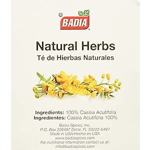 CubanFoodMarket Badia Natural Herb Tea. Total individual tea bags, 25 Count (Pack of 4)