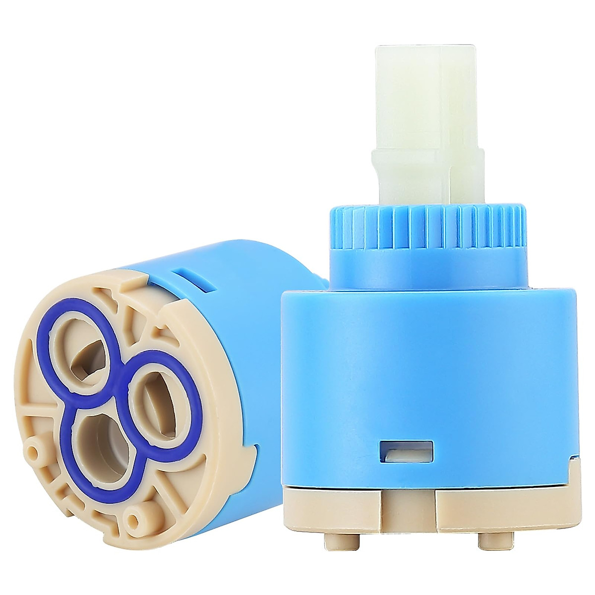 Diameter 35mm Ceramic Faucet Cartridge Replacement for Single Handle Kitchen Basin Shower Faucet Part, Ceramic Faucet Valve