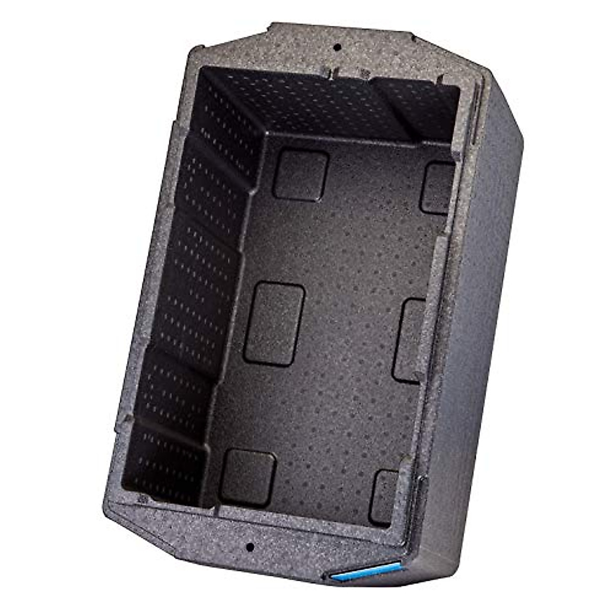 Cambro EPP180LHSW110 Cam GoBox Full-Size Top Loader 8" Deep Large Handles Black Case of 1