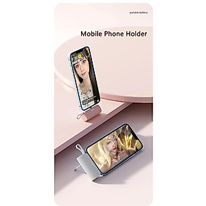 COMPAZZ Mini Portable Charger Power Bank for iPhone, with USB C Cable. Fast Charging Battery Pack Charger Portable Emergency Phone Charger. Travel Essentials Portable Phone Charger 5000mAh Powerbank.