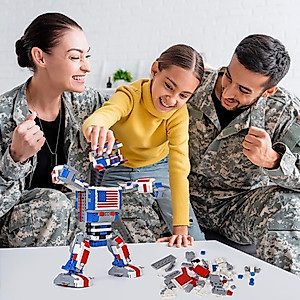 STEM Robot Kit, STEM Toys for 7+ Year Old Boys, Transformer Robot Building Kit, STEM Projects for Kids Ages 8-12, STEM Toys for Boys Age 8-12, STEM Legos for Boys Age 8-12, STEM Kits for Kids & Adults