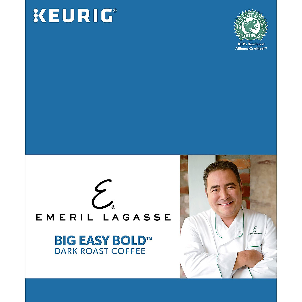 Emeril Big Easy Bold Single-Serve Keurig K-Cup Pods, Dark Roast Coffee Pods, 48 Count