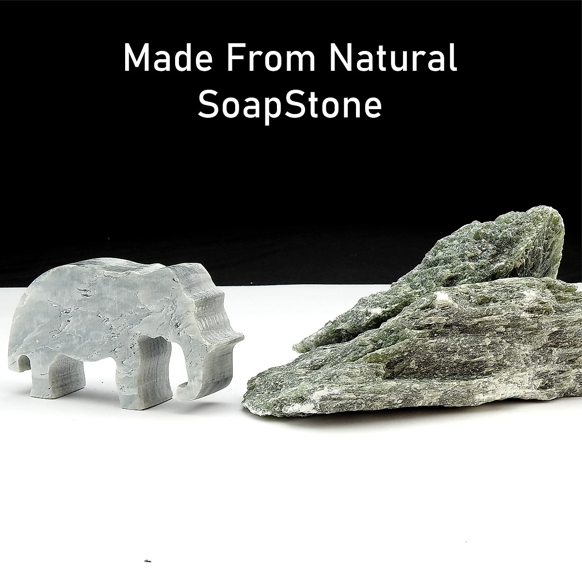 BRAIN TREE - Elephant Soapstone Carving Kit, Carve Your Own Sculpture for Girls, Kids, Boys –Teen Gift -Fun DIY Arts and Crafts Activity for Kids and Adults - DIY Crafts Kit, Soapstone Sculpting Kits