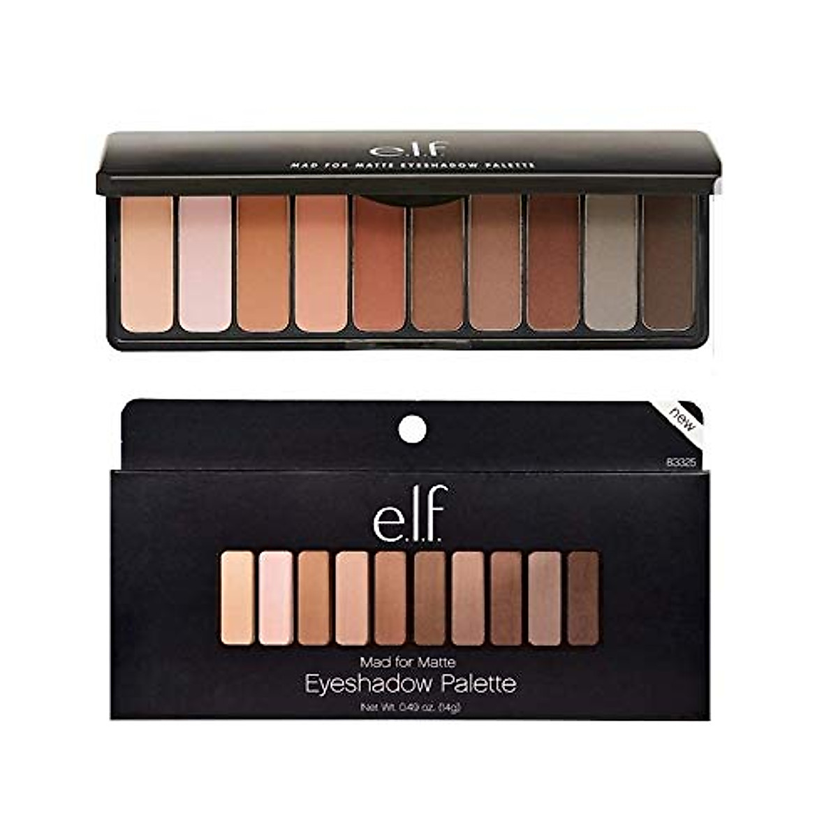 Pack of 2 e.l.f. Eyeshadow Palette, Mad for Matte 83325
