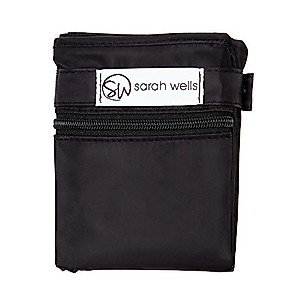 Sarah Wells Pumparoo Wet/Dry Bag for Breast Pump Parts (Black)