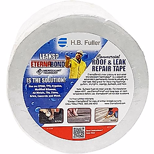 EternaBond RoofSeal White 6" x50' MicroSealant UV Stable RV Roof Seal Repair Tape | 35 mil Total Thickness - EB-RW060-50R - One-Step Durable, Waterproof and Airtight Sealant