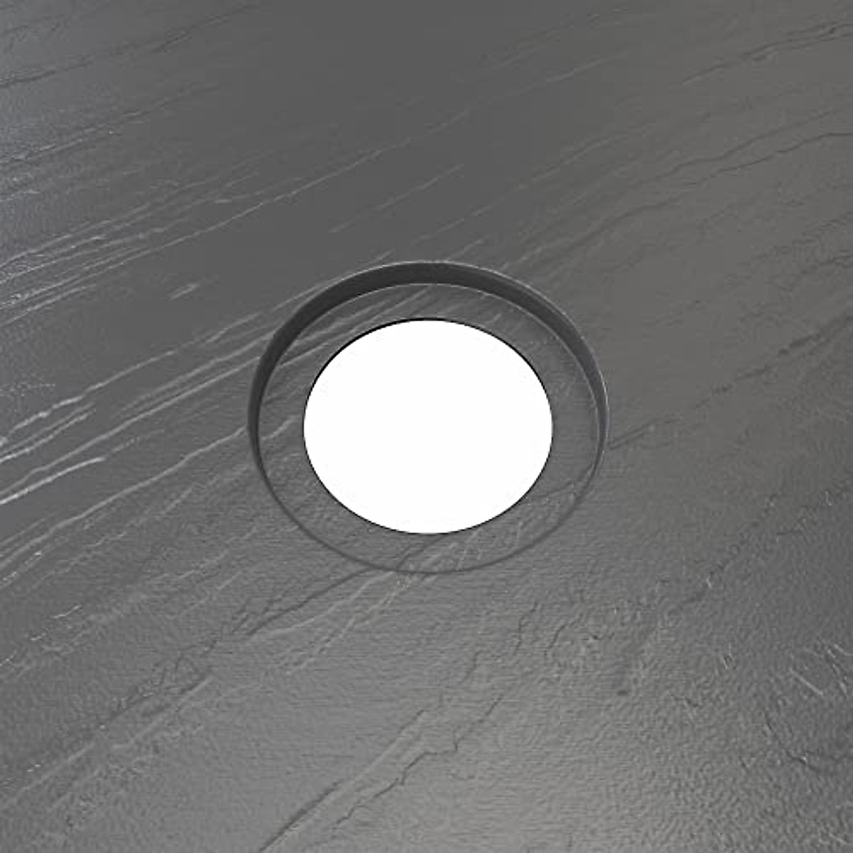 DreamLine DLT-1130600-T44 Slimline 30 in. D x 60 in. W x 2 3/4 in. Center Drain Single Threshold Shower Base in Slate Gray
