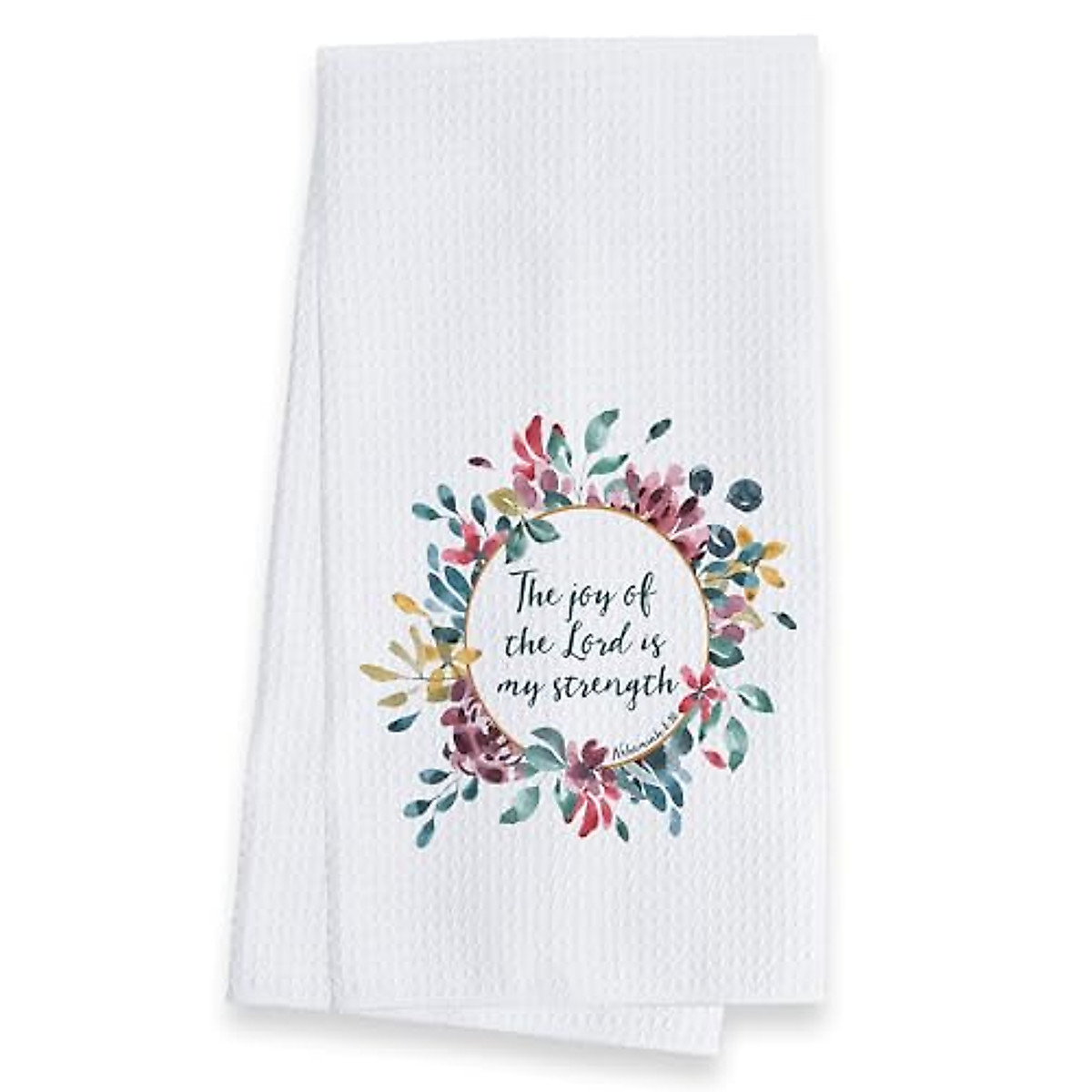 ZWZXR Christian Kitchen Towels Dish Towels Dishcloth,Bible Verse Scripture Galatians 8:10 Decorative Absorbent Drying Cloth Hand Towels Tea Towels for Bathroom Kitchen,Christian Girls Women Gift (014)