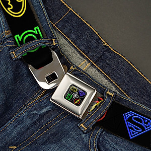 Buckle-Down Seatbelt Belt Justice League XL