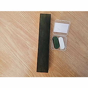 AMZSHARK 2 OZ Polishing & Cutting Compound Fine Green White Buffing Compound Leather Strop Sharpening Stropping Compounds Polishing Wax