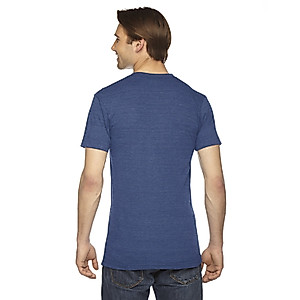 American Apparel Unisex Triblend Short-Sleeve Track T-Shirt XL TRI INDIGO