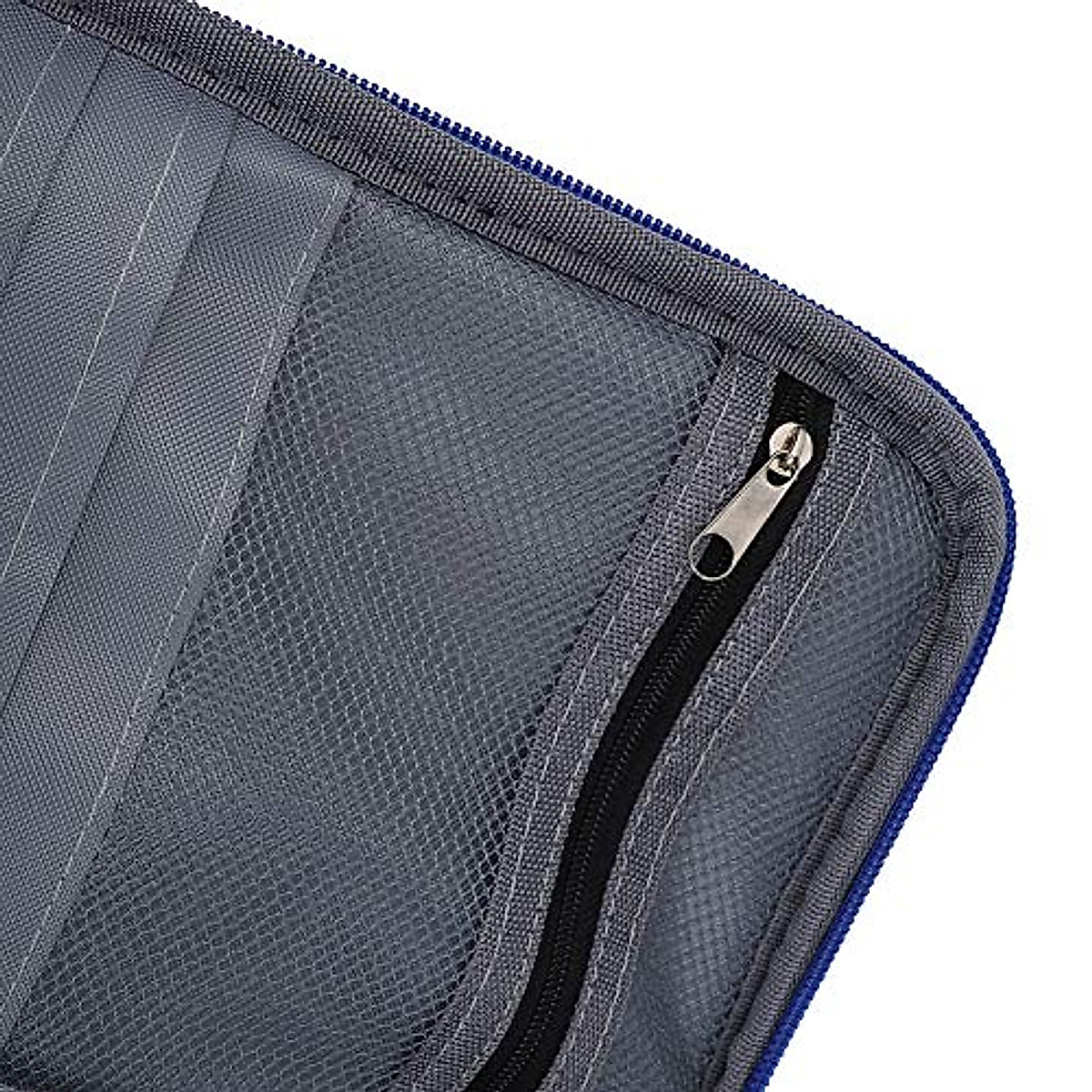 ZYHA Pencil Bag, Large Capacity Equipped with Handle, Colored Portable Pencil Box, 72 Slots Professionals for Art Supplies Sdudents Aesthetic School Supplies(Blue Five-Pointed Star), 72 Sticks