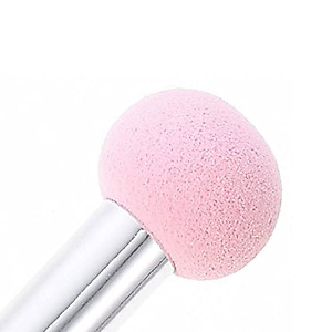 BinaryABC Foundation Sponge Powder Brush,Makeup Puff Makeup Brush Sponge Applicator Concealer Brush,3Pcs (Pink)