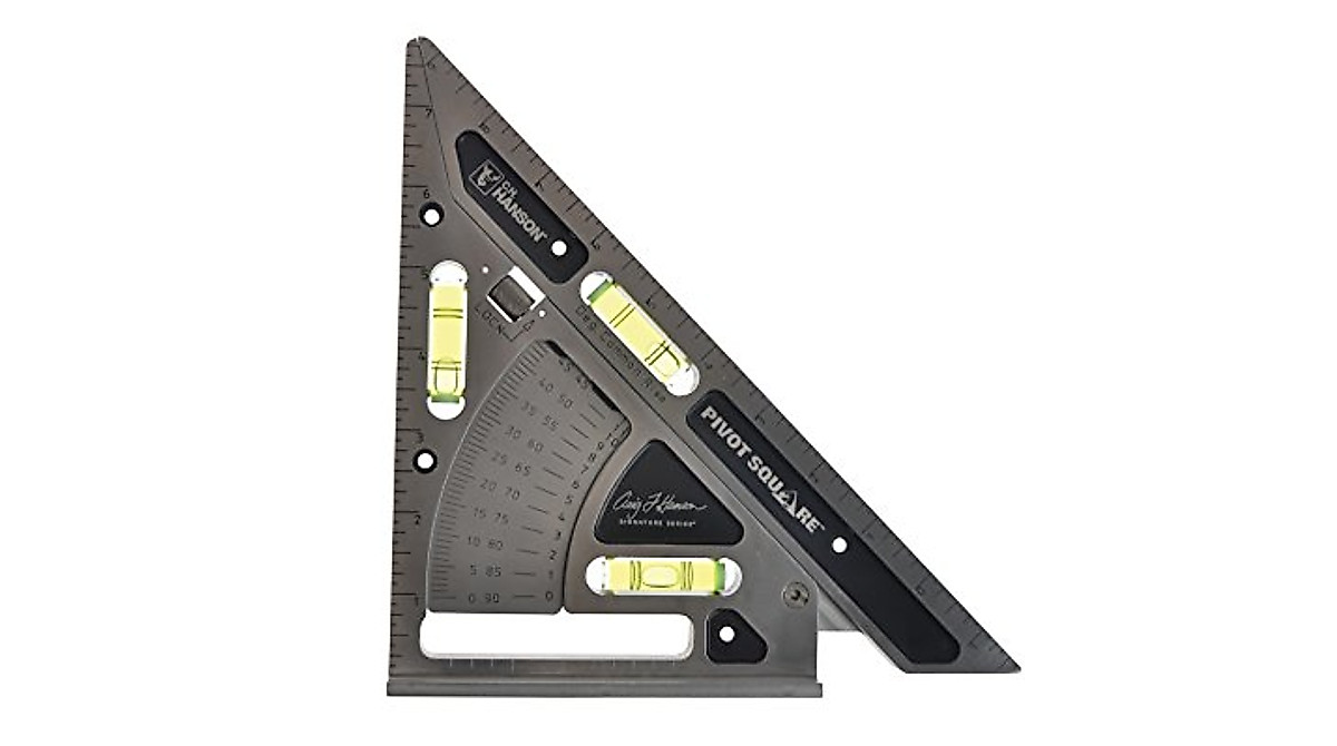 CH Hanson Pivot Square for Precise Angle & Roof Pitch Measurement