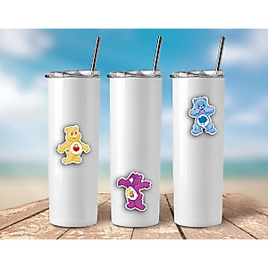 SSL SERVIS 50 PCS CareBear Stickers Cartoon Bears Stickers Cartoon Care Bearss Birthday Favors Care Bearss Stickers for Kids