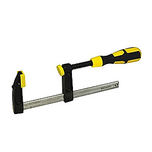SURTEK Bar Clamp - 8" F-Clamp with Ergonomic Handle & Push-Button Adjustment - 107116