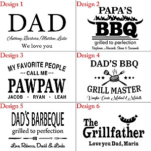 Dad Gifts, Personalized Cutting Board, Custom Engraving Text Wooden Board for His Birthday Father's Day Thanksgiving Day, Stepfather Gift, Grandfather Gift - Dad, We Love You