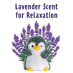 1i4 Group Warm Pals Microwavable Lavender Scented Plush Toy Weighted Stuffed Animal - Peppy Penguin