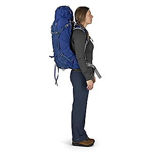 Osprey Ariel 65L Women's Backpacking Backpack, Ceramic Blue, WM/L