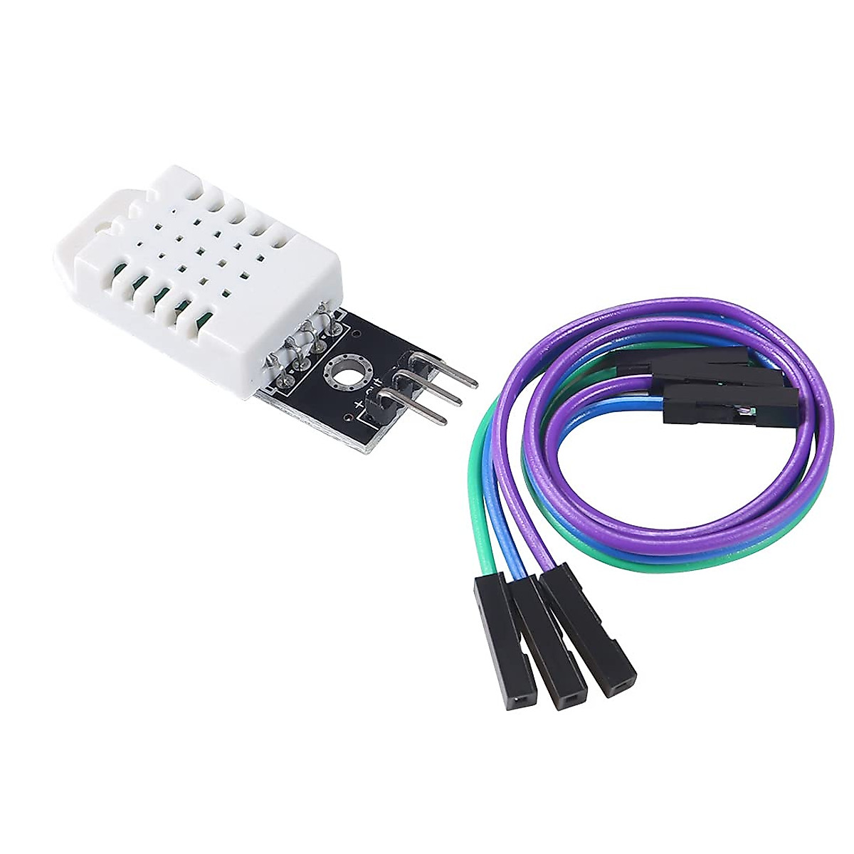 DORHEA 2PCS DHT22 AM2302 Digital Temperature and Humidity Sensor Module Temperature Humidity Monitor Sensor 3Pins Module with Cable