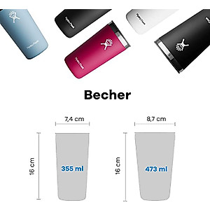 Hydro Flask Drinkware 16 oz 473 mL All Around Tumbler Snapper Medium