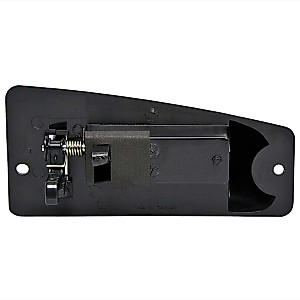 Parts N Go 1999-2007 Silverado Sierra Extended Cab Door Handle Exterior Rear Driver Side Left LH Black Textured Replacement 1500 2500 3500 - GM1520115 15758172