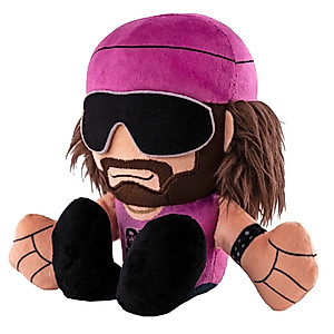 Bleacher Creatures WWE Macho Man Randy Savage 8" Kuricha Sitting Plush- Soft Chibi Inspired Toy