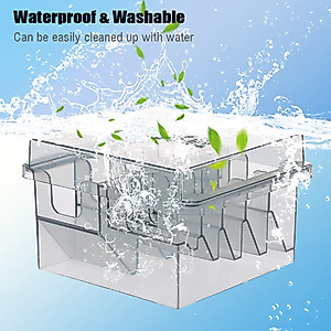 Plastic Blade Organizer for 8 Blades Storage Case Rack Clipper Comb Holder