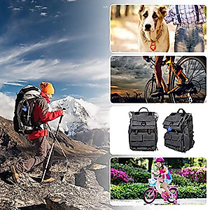 8 Pieces Dog Collar Light Waterproof Silicon Dog Collar Light LED Night Pet Strobe Harness Leash Necklace Lights for Walking Camping Warning Reflective Gear Accessories