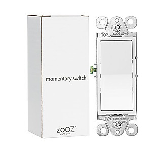 Zooz Momentary Push-Button in-Wall Switch ZAC99